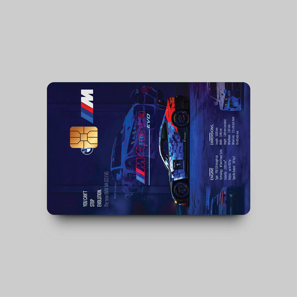 BMW M4 GT3 EVO Card Skin – AbrarExpress