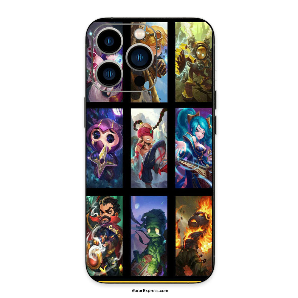 Cartoons Collage Phone Skin – AbrarExpress