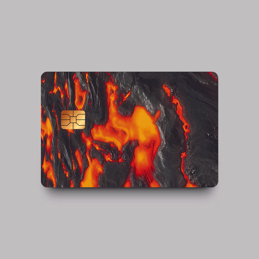 Lava Texture Card Skin – AbrarExpress