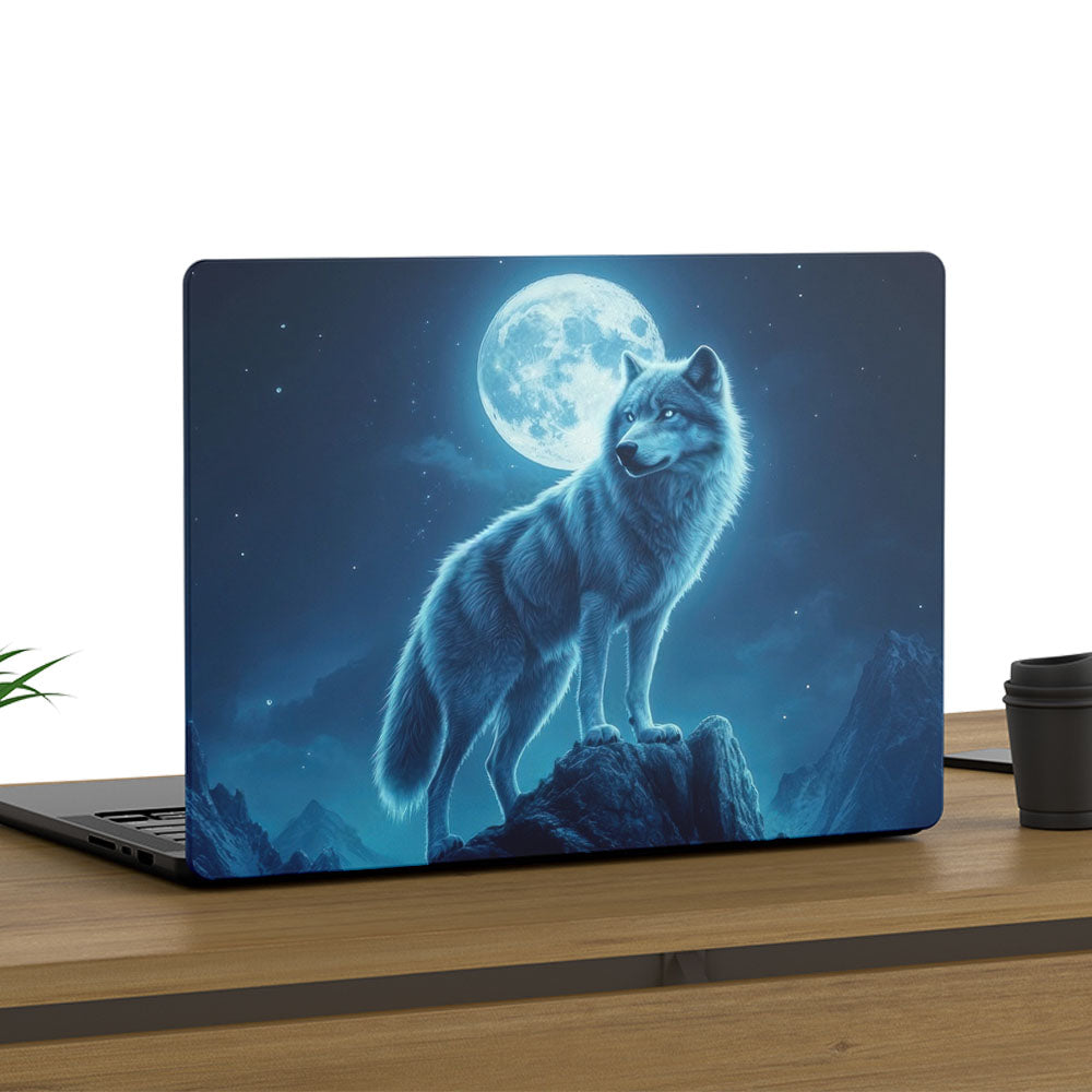 Lone Wolf Standing Laptop Skin – AbrarExpress
