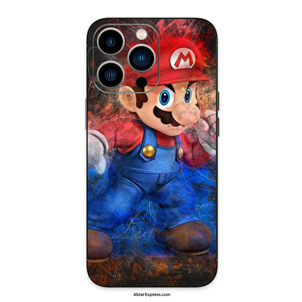 Mario Abstract Art Phone Skin – AbrarExpress