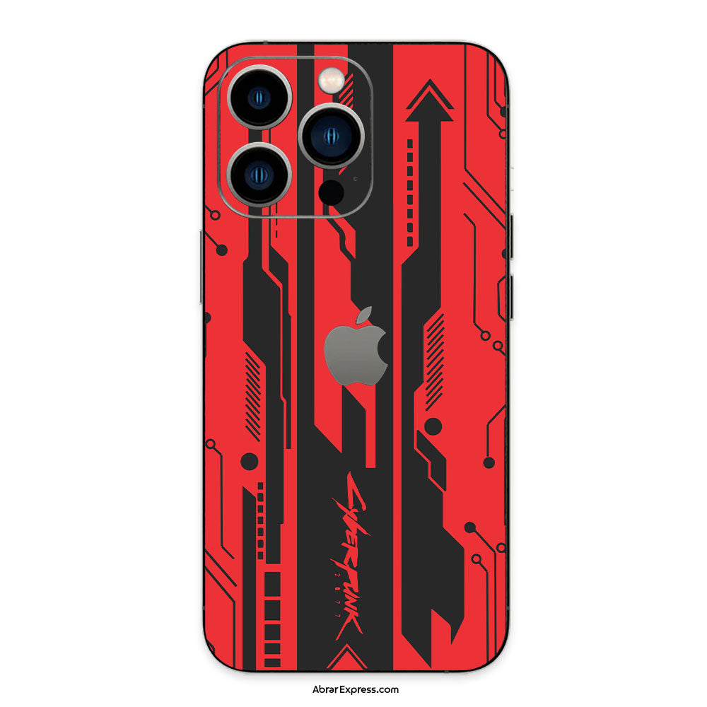 Red Cyberpunk phone Skin – AbrarExpress