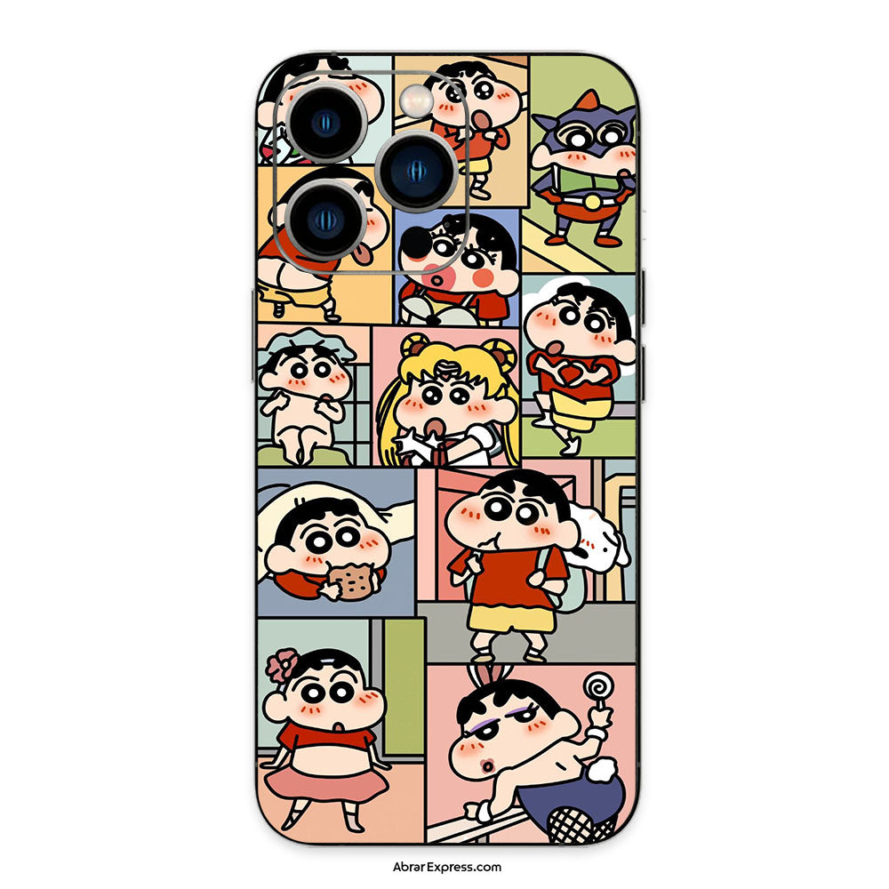 Shin Chan collage Phone Skin – AbrarExpress