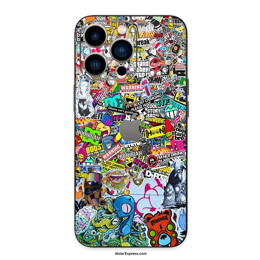 Stickers Style Graffiti Phone Skin – AbrarExpress