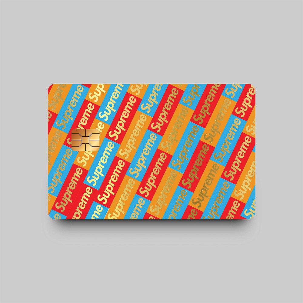 Hologram Supreme colors Card Skin – AbrarExpress